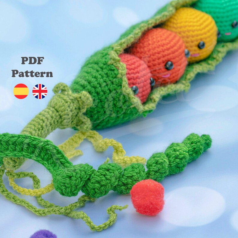 Crochet Pattern Peas in a Pod Amigurumi Crochet PDF - Etsy