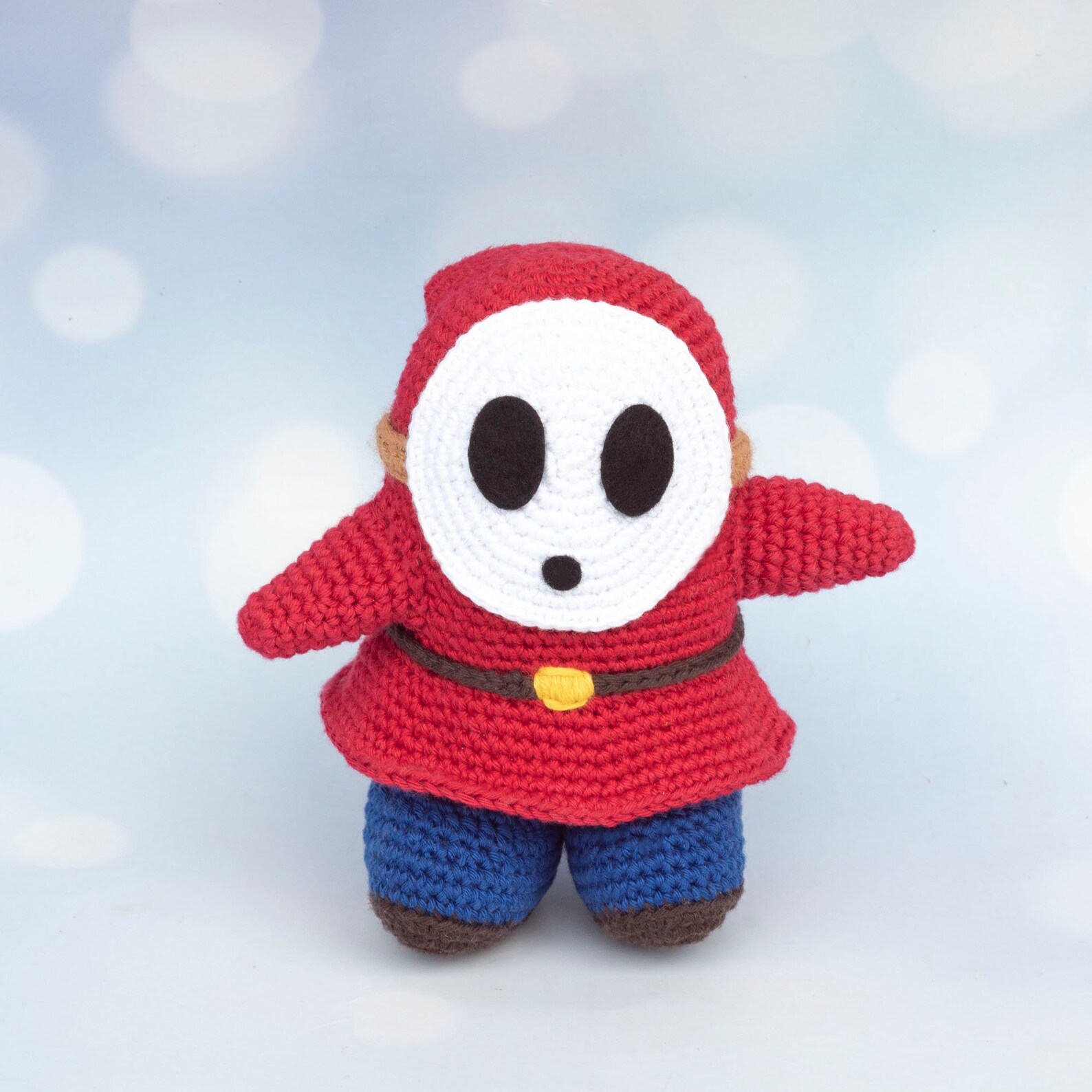 Shy Guy Mario Video Game Amigurumi Crochet Pattern Amigurumi Crochet ...