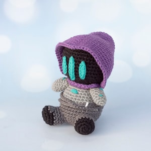 Omen Valorant Agent Amigurumi Crochet Pattern Pdf| Pdf-pattern | ENG ...