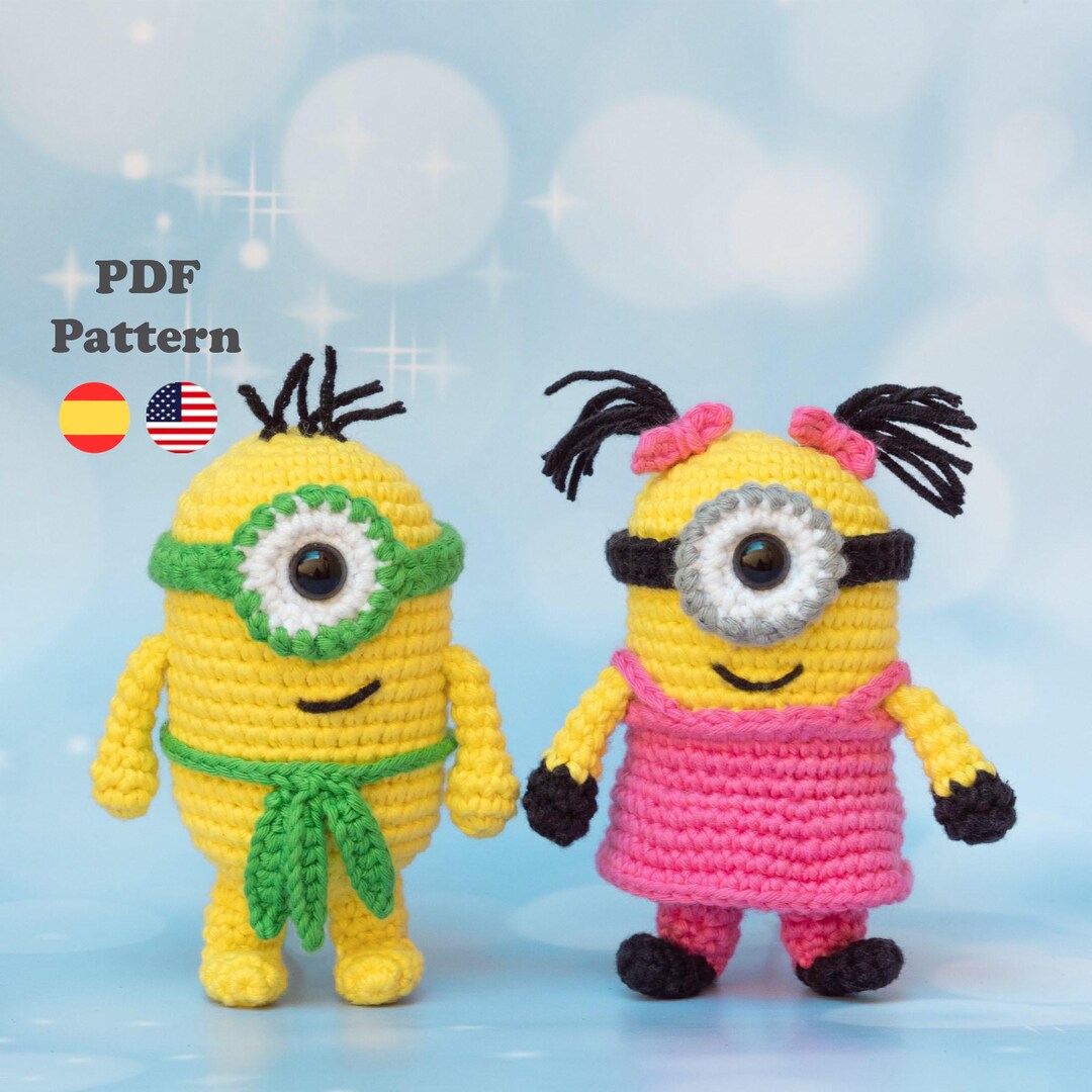 2 in 1 Minion Amigurumi Crochet Pattern Pdf| PDF Pattern | ENG/ESP ...
