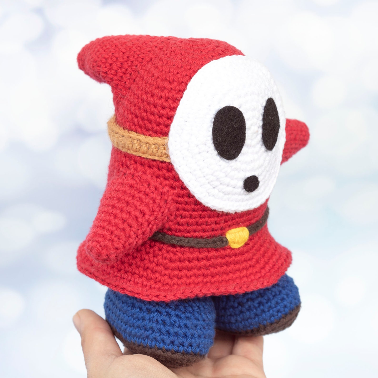 Shy Guy Mario Video Game Amigurumi Crochet Pattern Amigurumi Crochet ...