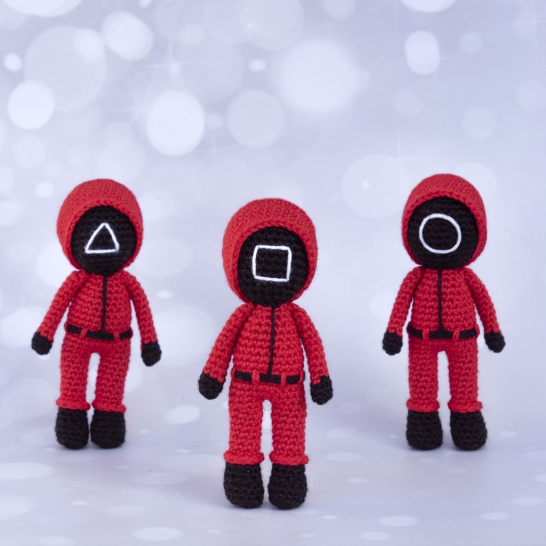 Crochet Pattern Squid Game Amigurumi Pattern ENG / ESP - Etsy