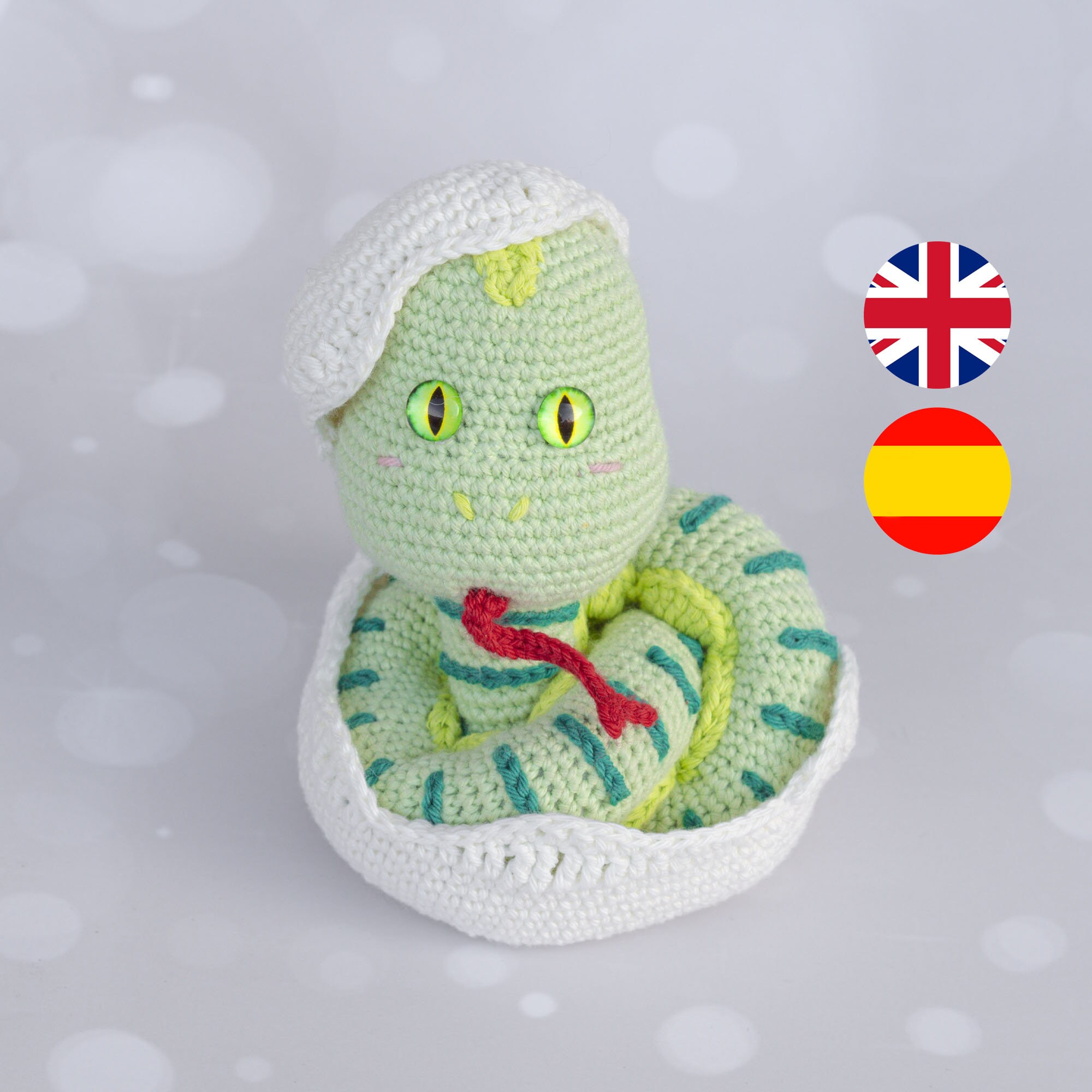 Crochet Pattern Drake the Snake Amigurumi Crochet PDF | Etsy