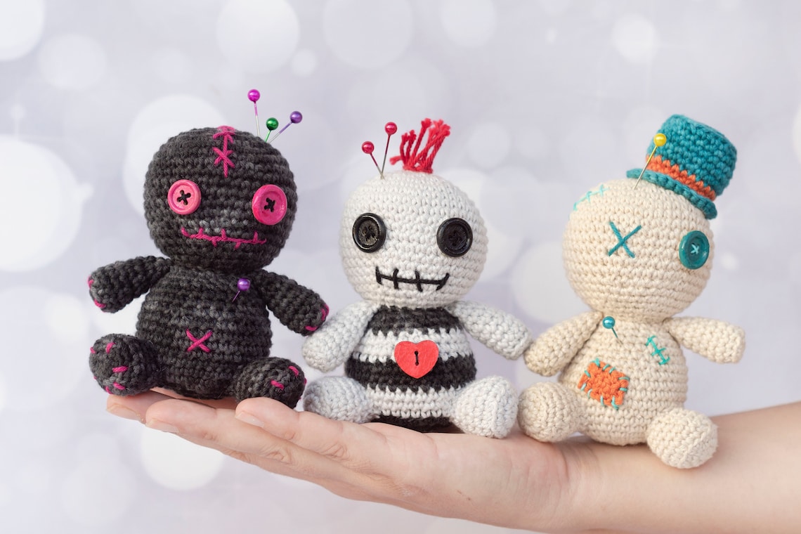 Voodoo dolls Amigurumi Crochet Pattern Pdf Voodoo PDF Pattern - Etsy España
