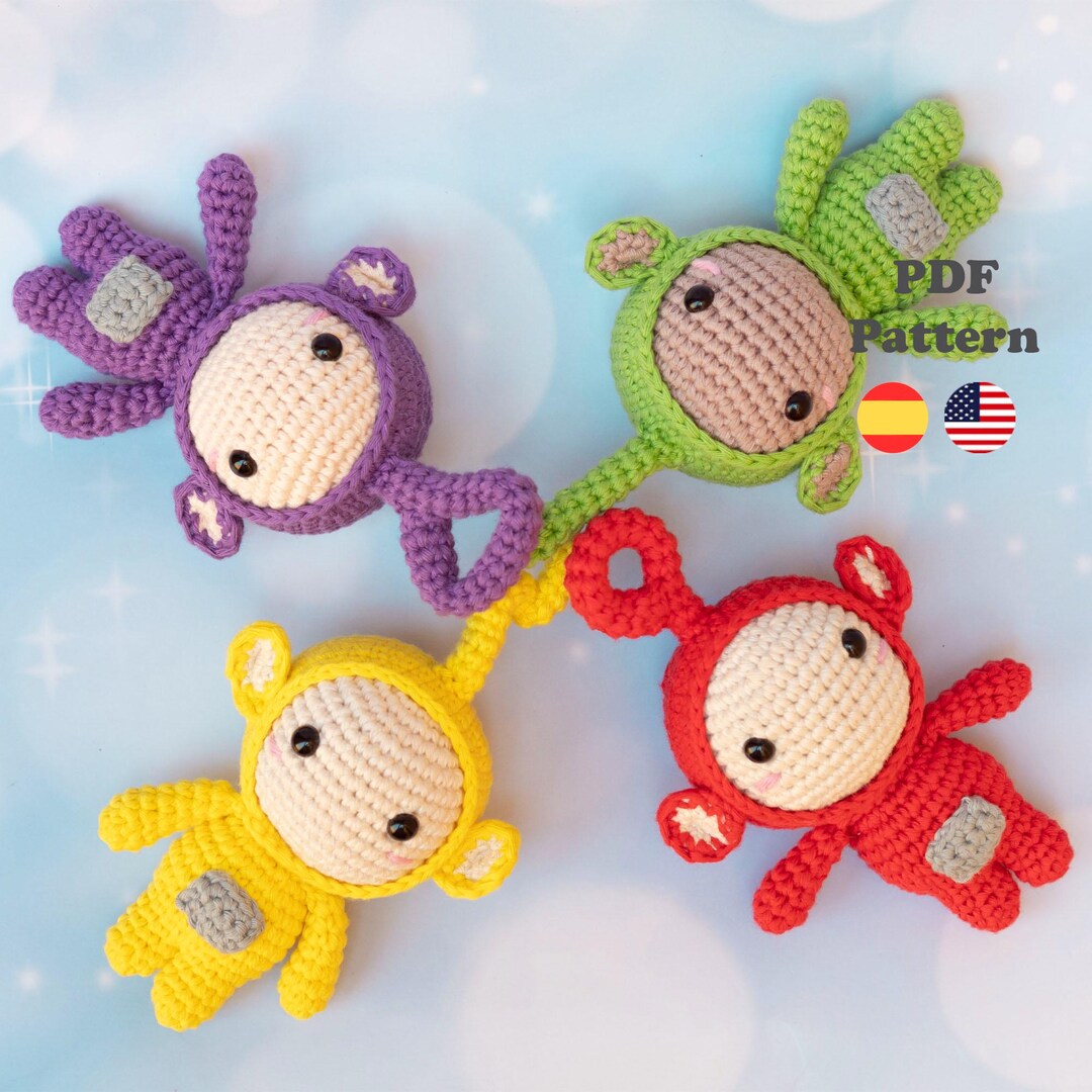 Teletubbies Amigurumi Kids Crochet Pattern | Amigurumi Crochet | PDF ...