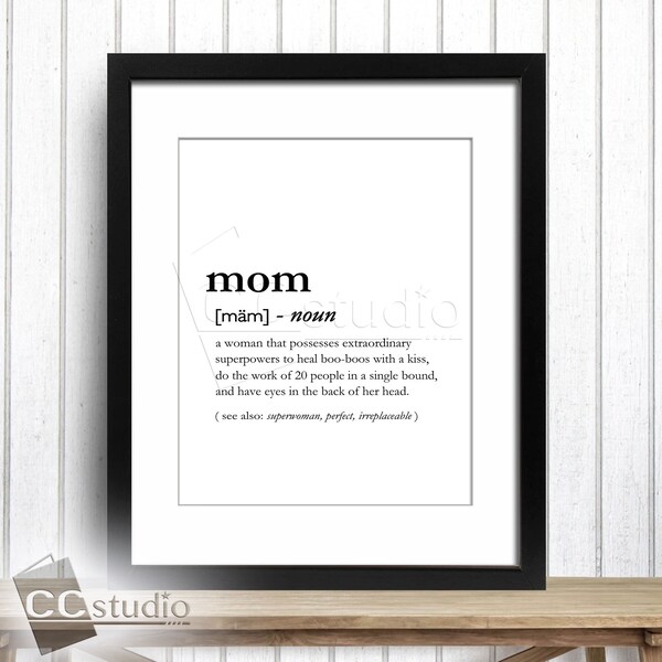 Mom Definition - Etsy