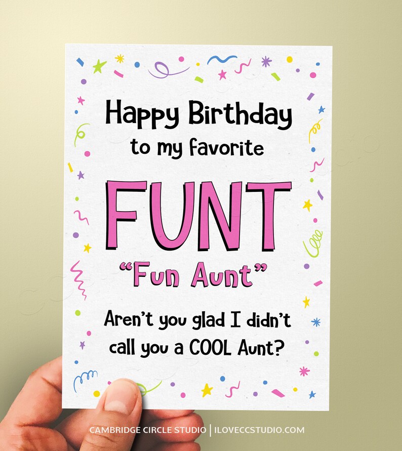 Aunt Birthday Card Rude Birthday Cards Gift For Auntie Etsy aunt-birthday-card-rude-birthday-cards-gift-for-auntie-etsy