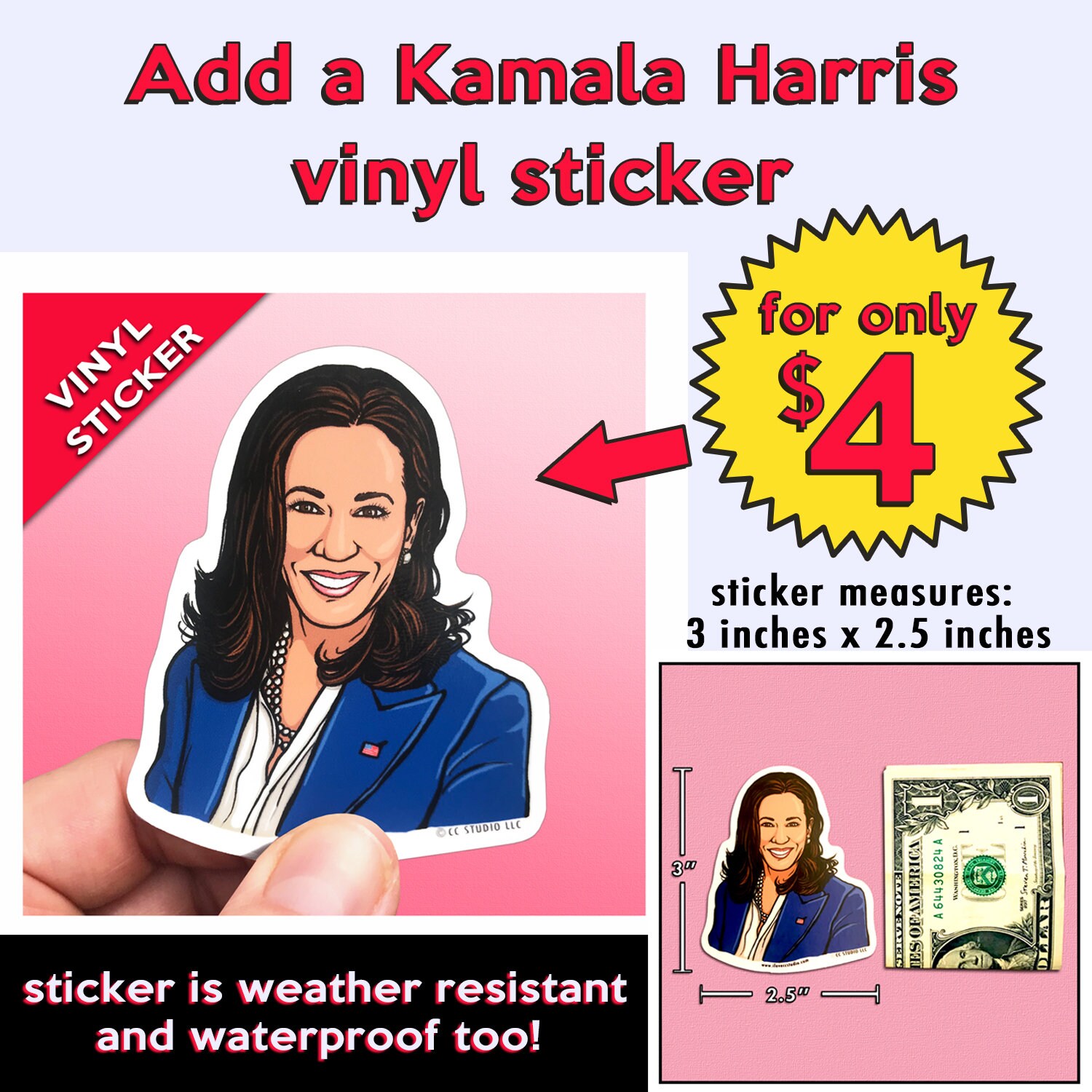 Kamala Harris Birthday Cards for Her Biden Harris Kamala | Etsy