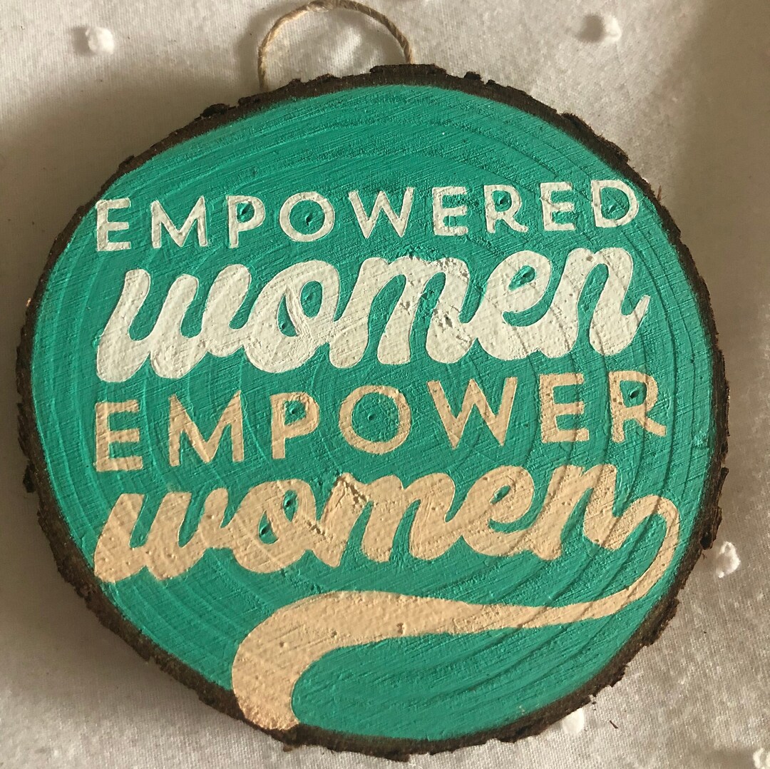 Women Empowerment Painted Wood Ornament - Etsy