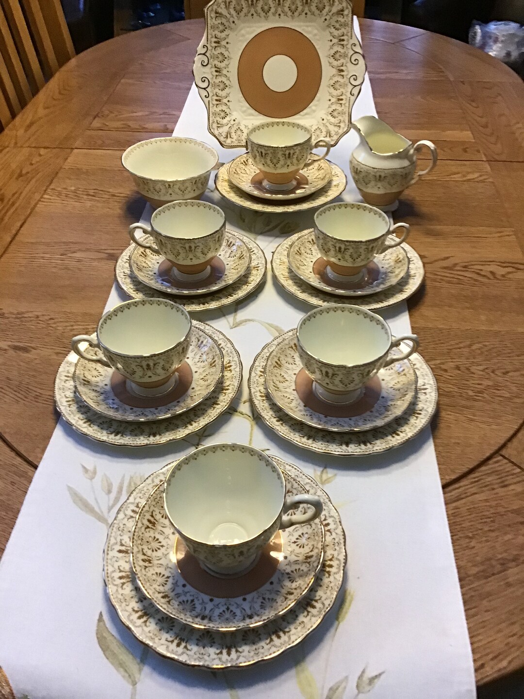 Tuscan Tea Set - Etsy