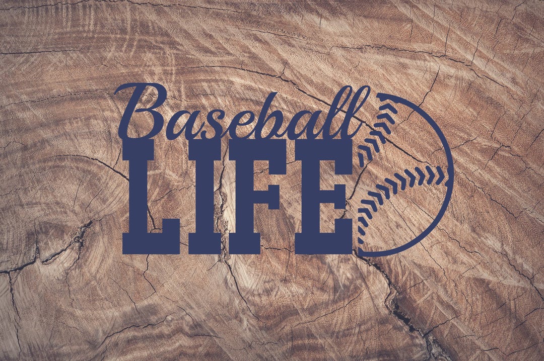 Baseball Life Decal: Car, Laptop, Water Bottle Sticker - Etsy