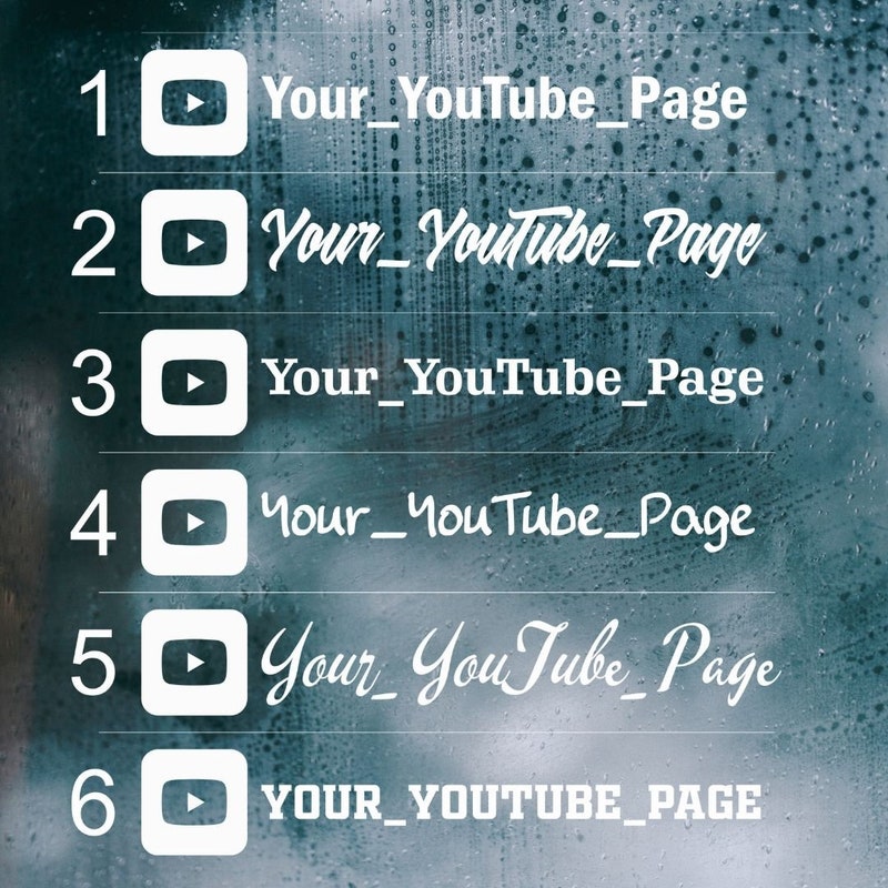 Custom Youtube Stickers - Etsy
