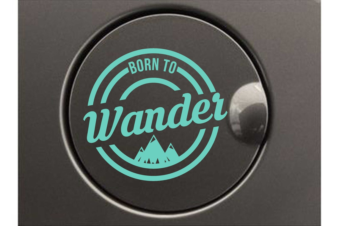Born to Wander Mountain Decal Wander Decaladventure - Etsy