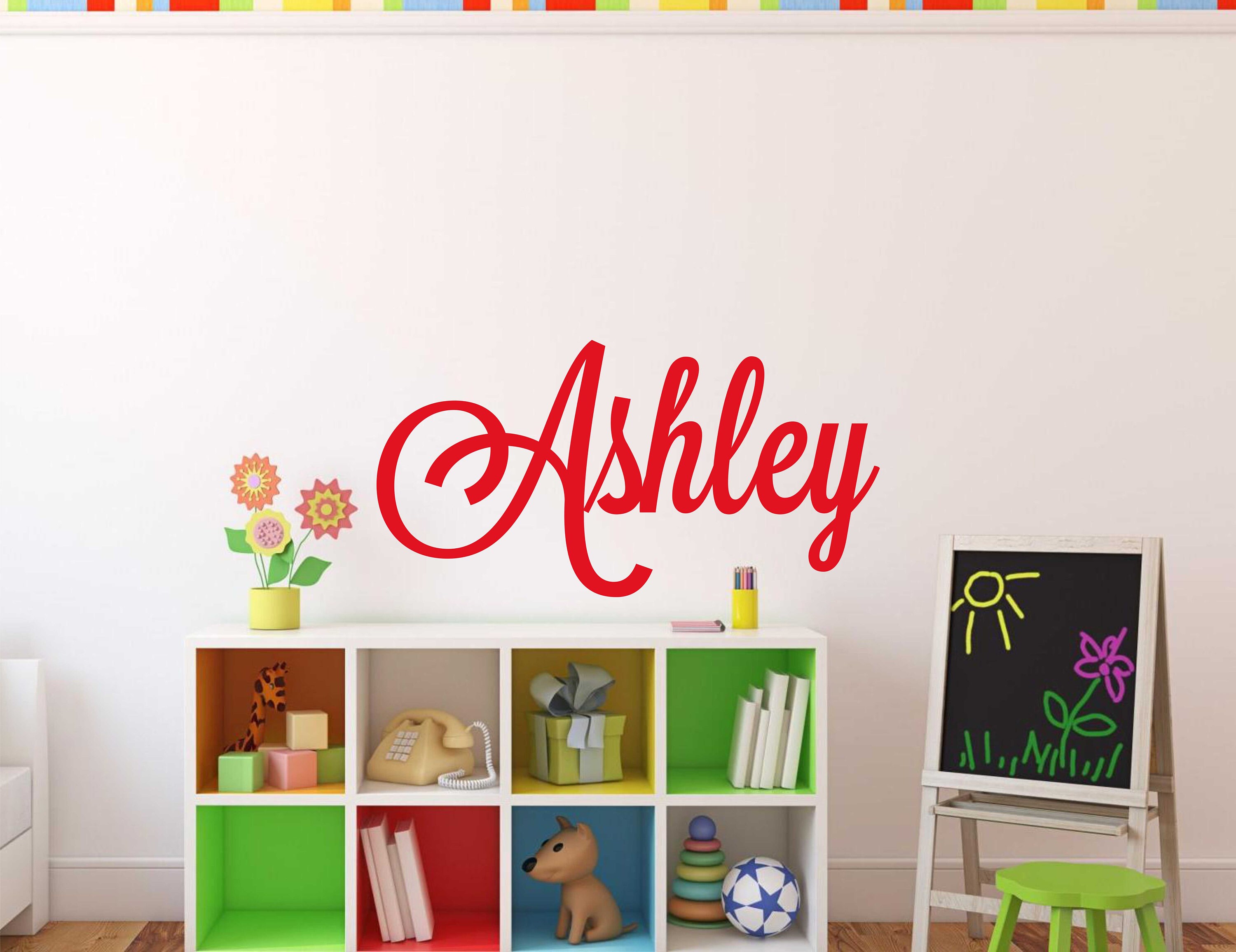 Name Wall Decal Personalized Name Decor girls Nursery - Etsy