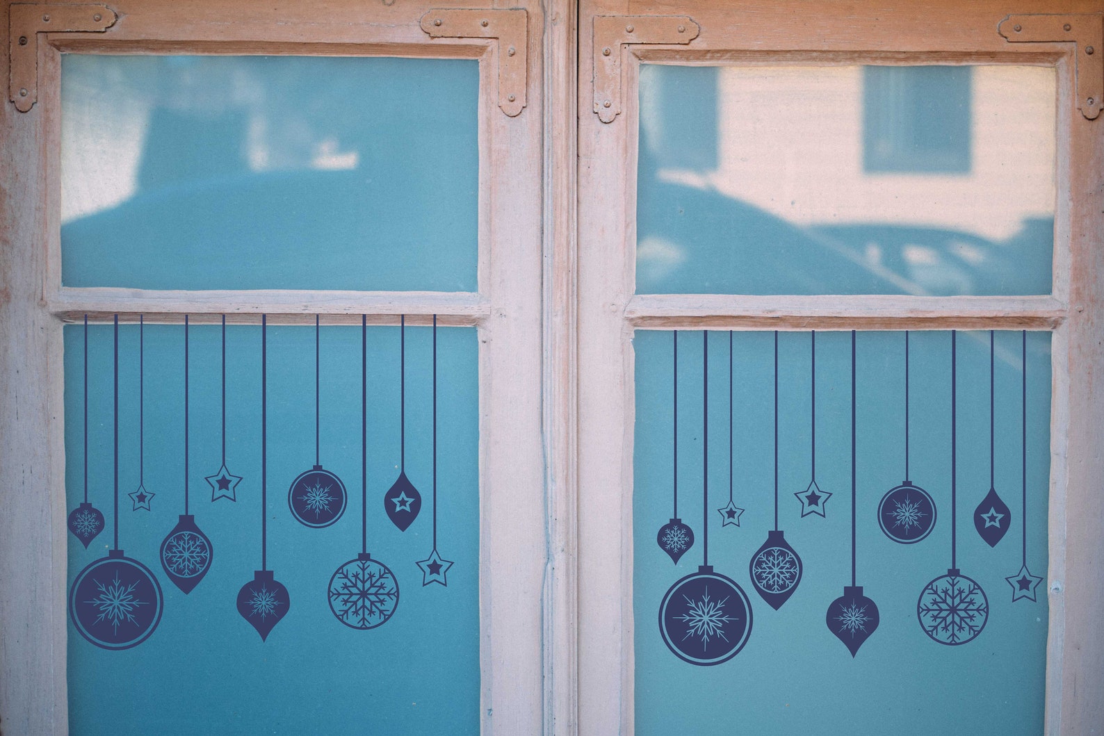 Vinyl Holiday Decal / Christmas Window Decals Winter Decals | Etsy