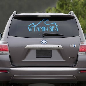 Ocean Wave Vinyl Decal - Vinyl Sticker, Wave Decal, Ocean Decal, Car ...