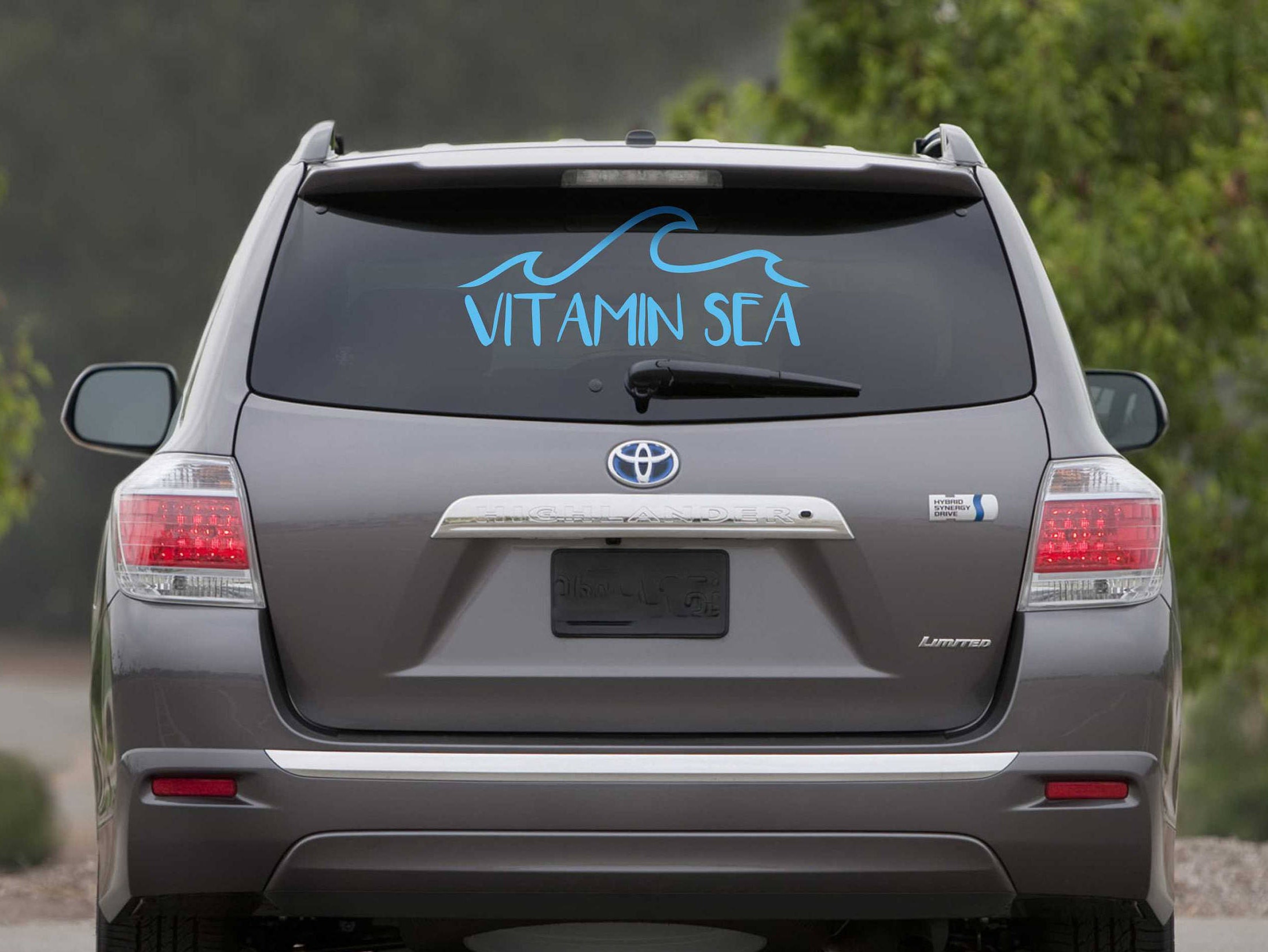 Ocean Wave Vinyl Decal Vinyl Sticker Wave Decal Ocean | Etsy