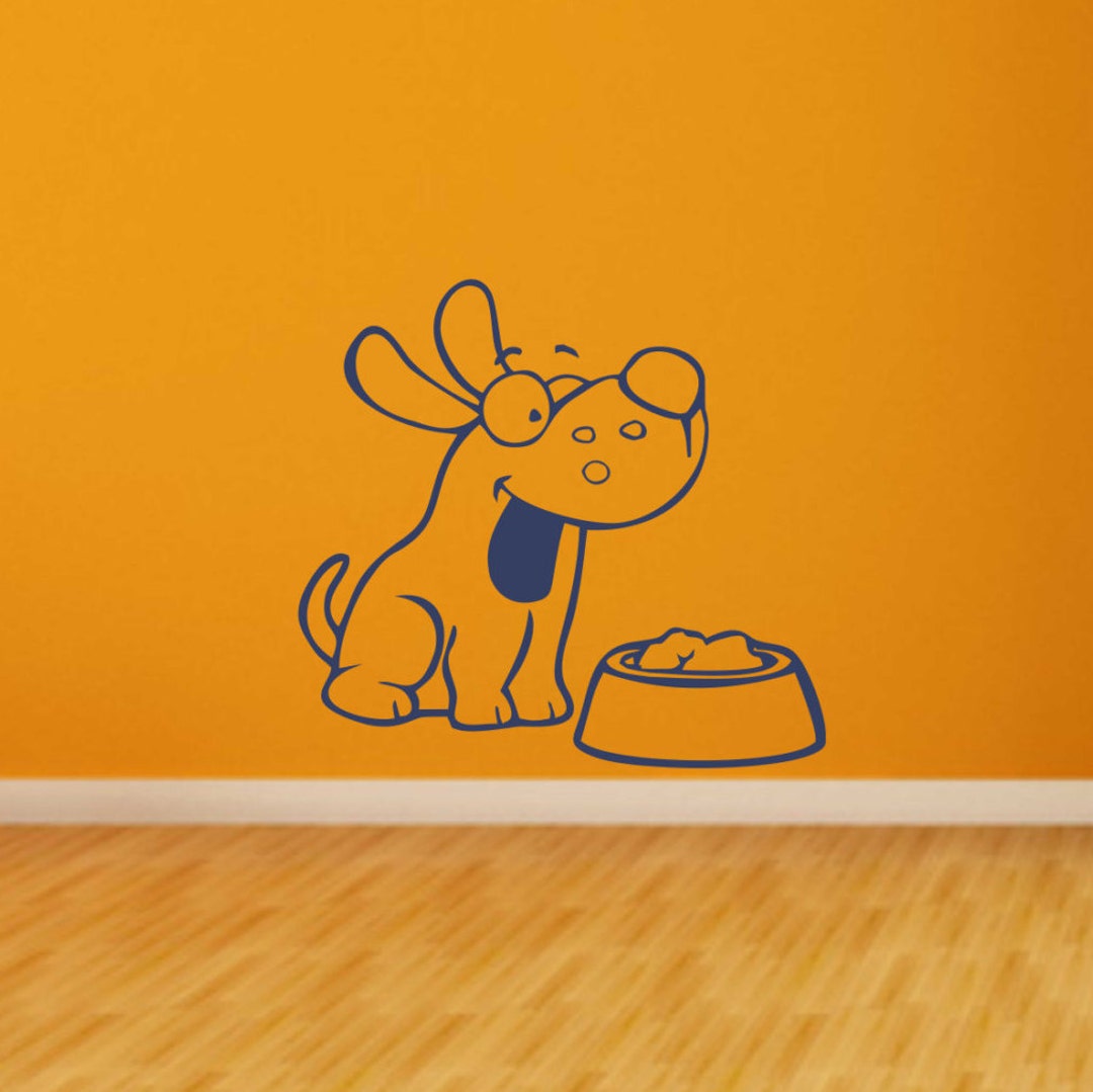 Dog Puppy Wall Vinyl Decal Decor - Laundry Room Vinyl Wall Decal Decor ...