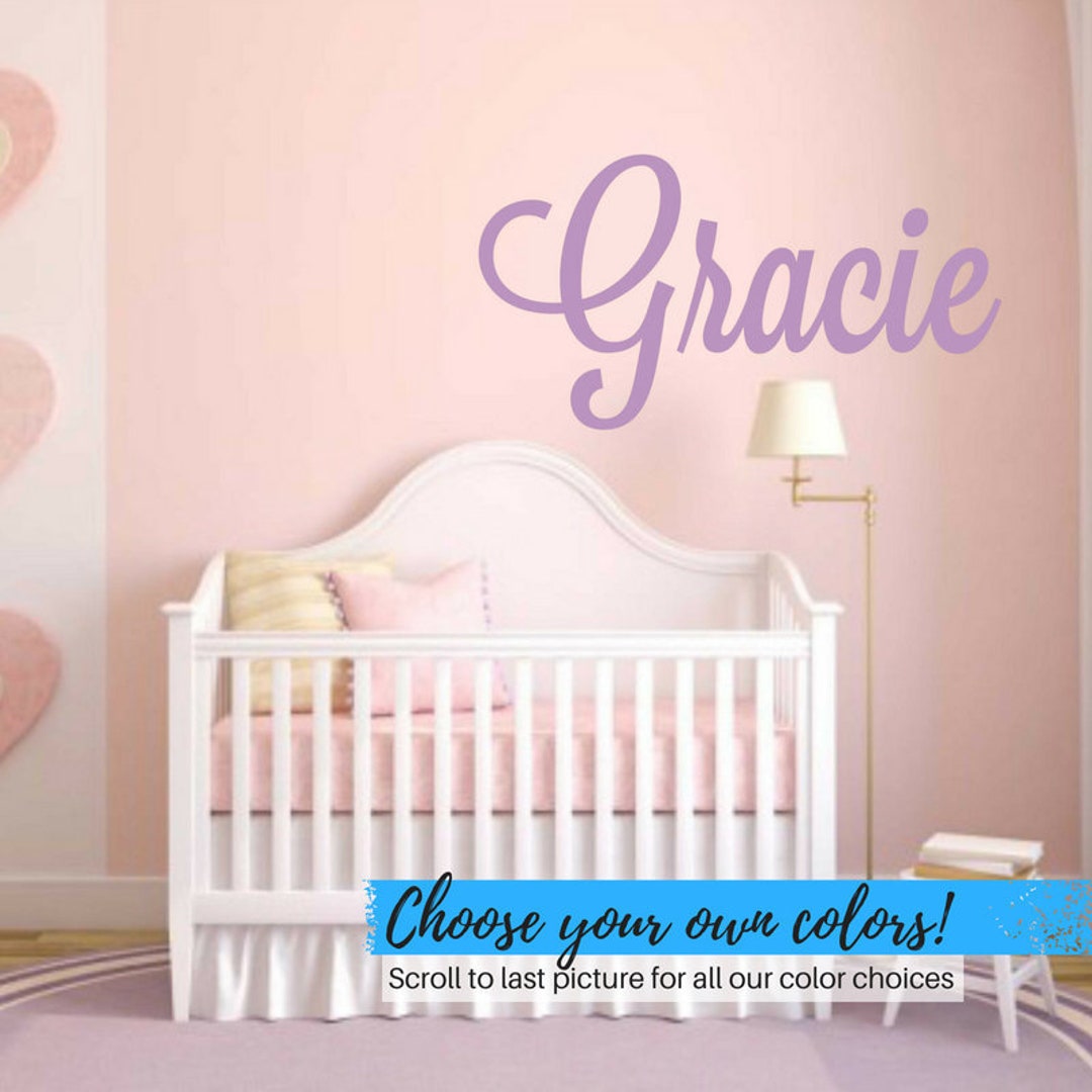 Name Wall Decal- Personalized Name Decor -girls Nursery Decal-fairytale ...