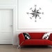 Compass Rose Nautical Wall Decal Vinyl Sticker Decals Nautical Compass ...