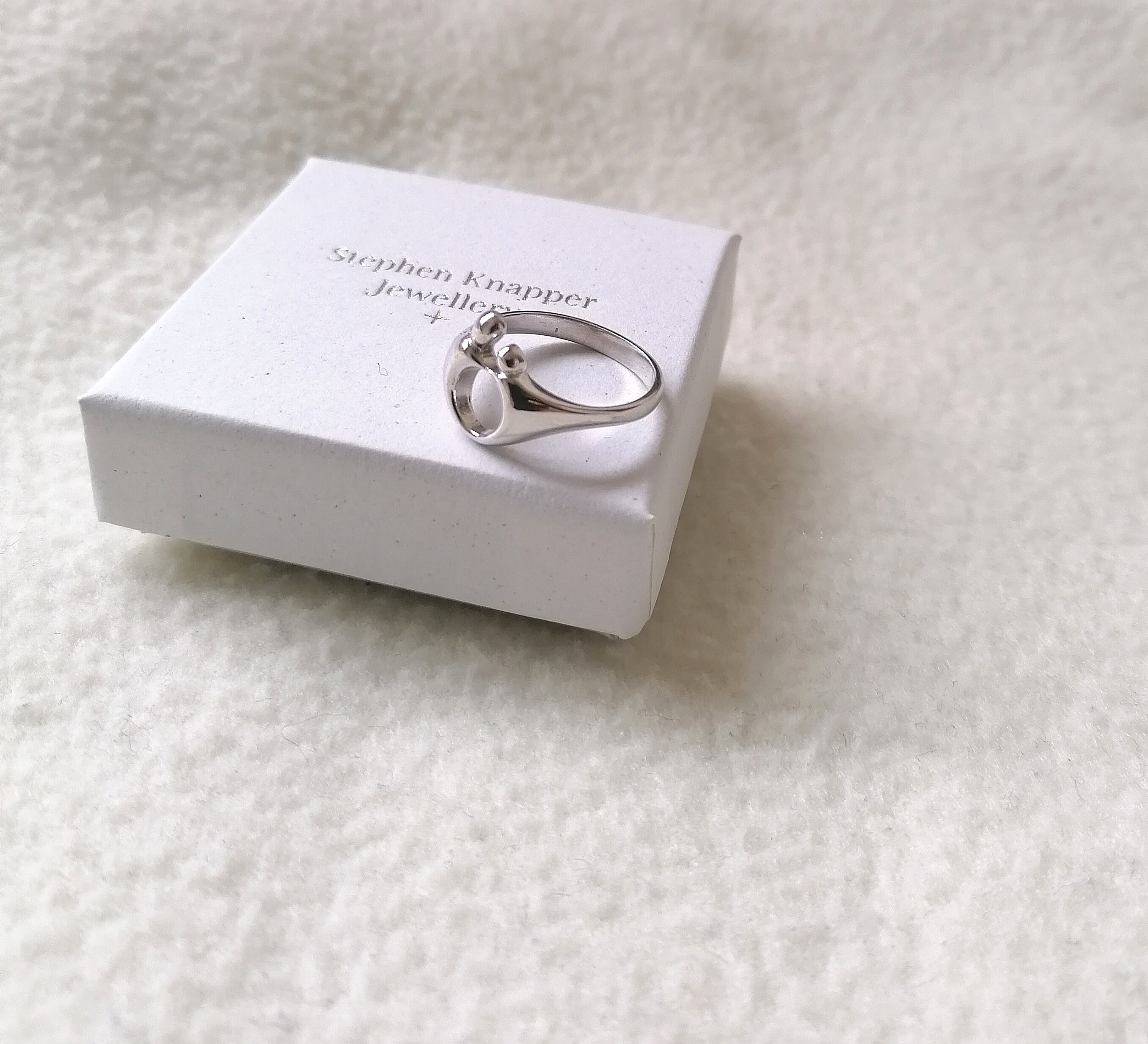 Sterling Silver Mother and Child Ring UK Sizes I to S USA - Etsy