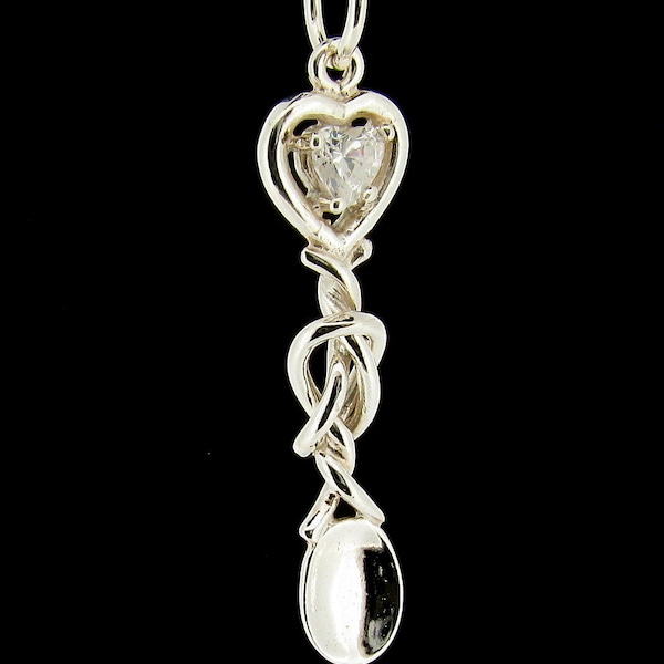 Welsh Silver Heart Necklace - Etsy