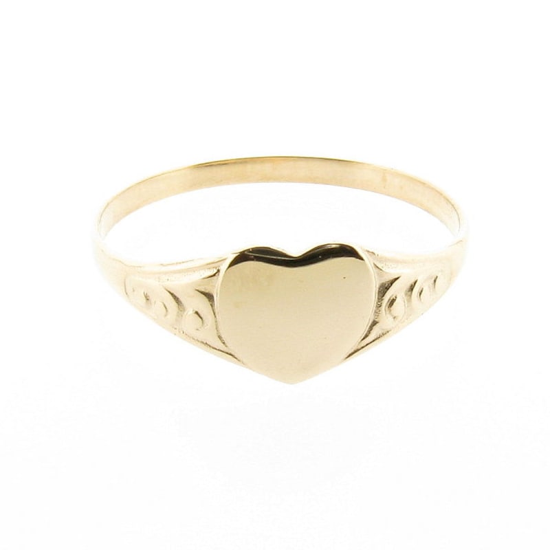 Solid Gold Pinky Finger - Etsy UK