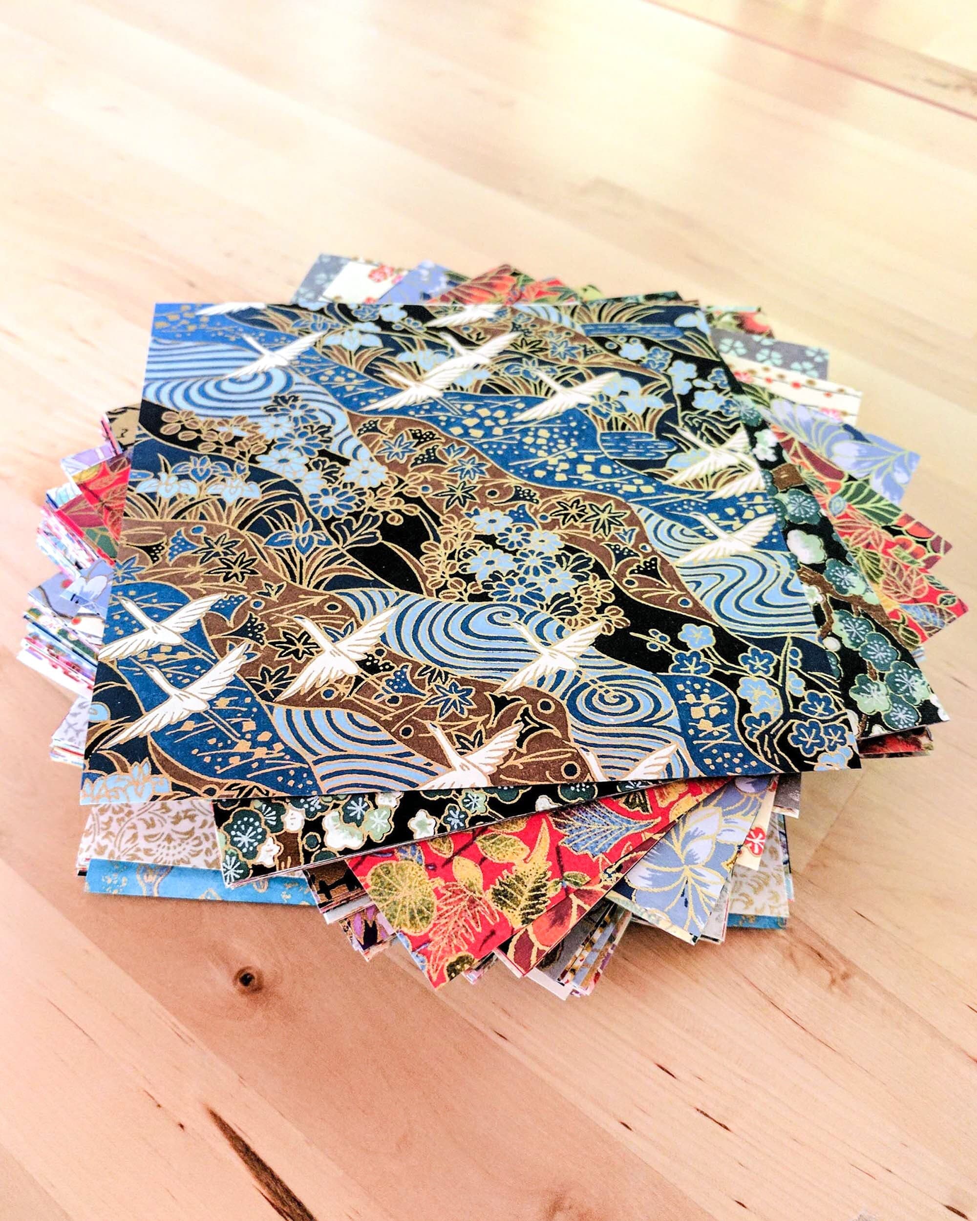 Assorted Origami Paper Washi Paper Yuzen Paper Chiyogami - Etsy