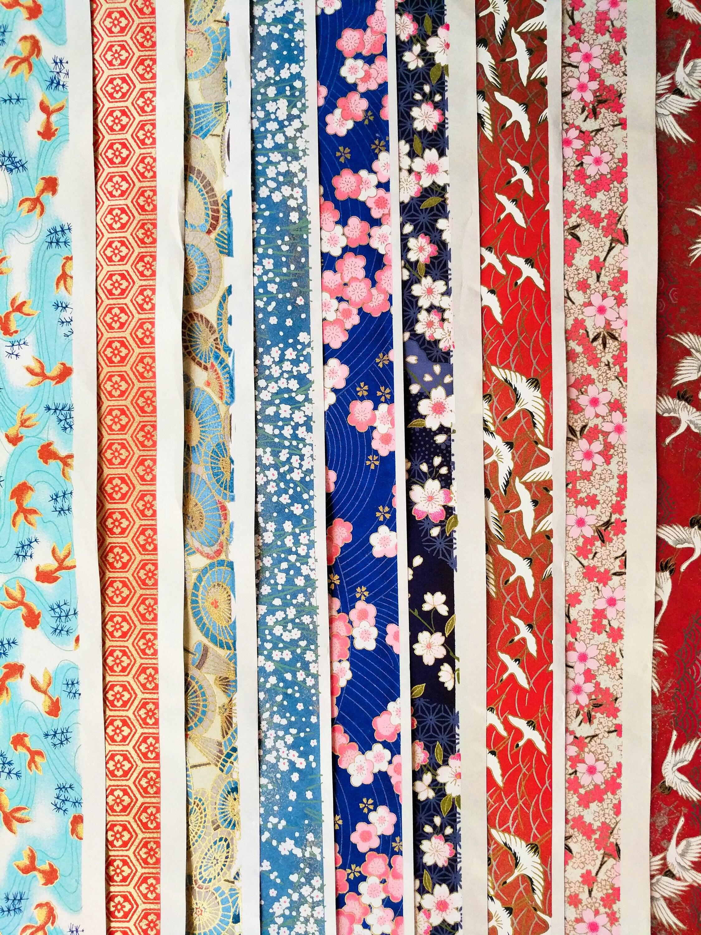 Assorted Strip Scrap Pack Grab Bag Origami Paper Washi | Etsy