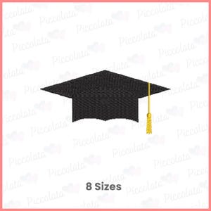 Graduation Cap Embroidery Design | College Graduation Embroidery Design ...