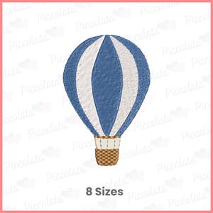 Air Balloon Embroidery Design / Hot Air Balloon Embroidery Design ...