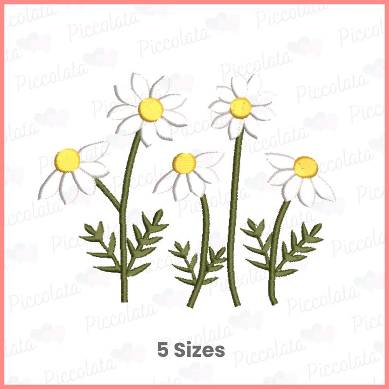 Daisy Embroidery - Etsy