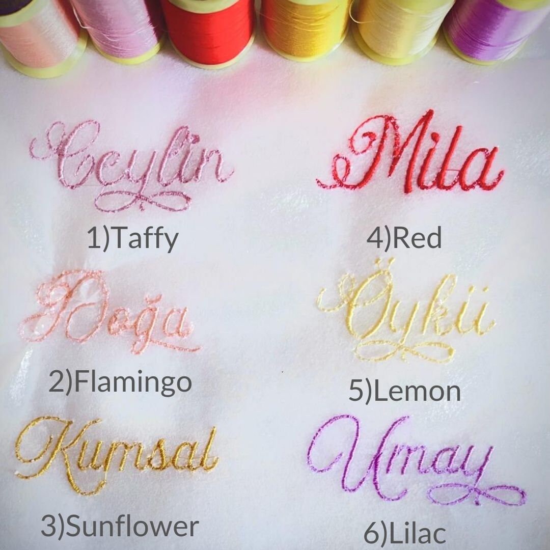 Personalized Baby Name Pillow Case and Blanket Set Custom Embroidered ...