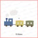 Train Embroidery Design, Mini Engine Applique (digital Download) - Etsy