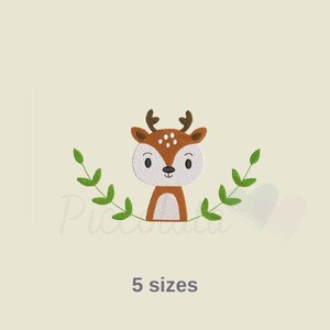 Deer Embroidery Design, Fawn Baby Embroidery (digital Download) - Etsy