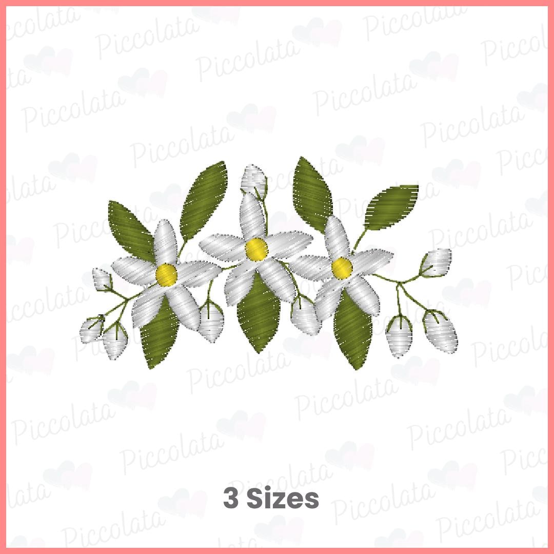 Flowers Embroidery Design, Floral Machine Embroidery (digital File) - Etsy