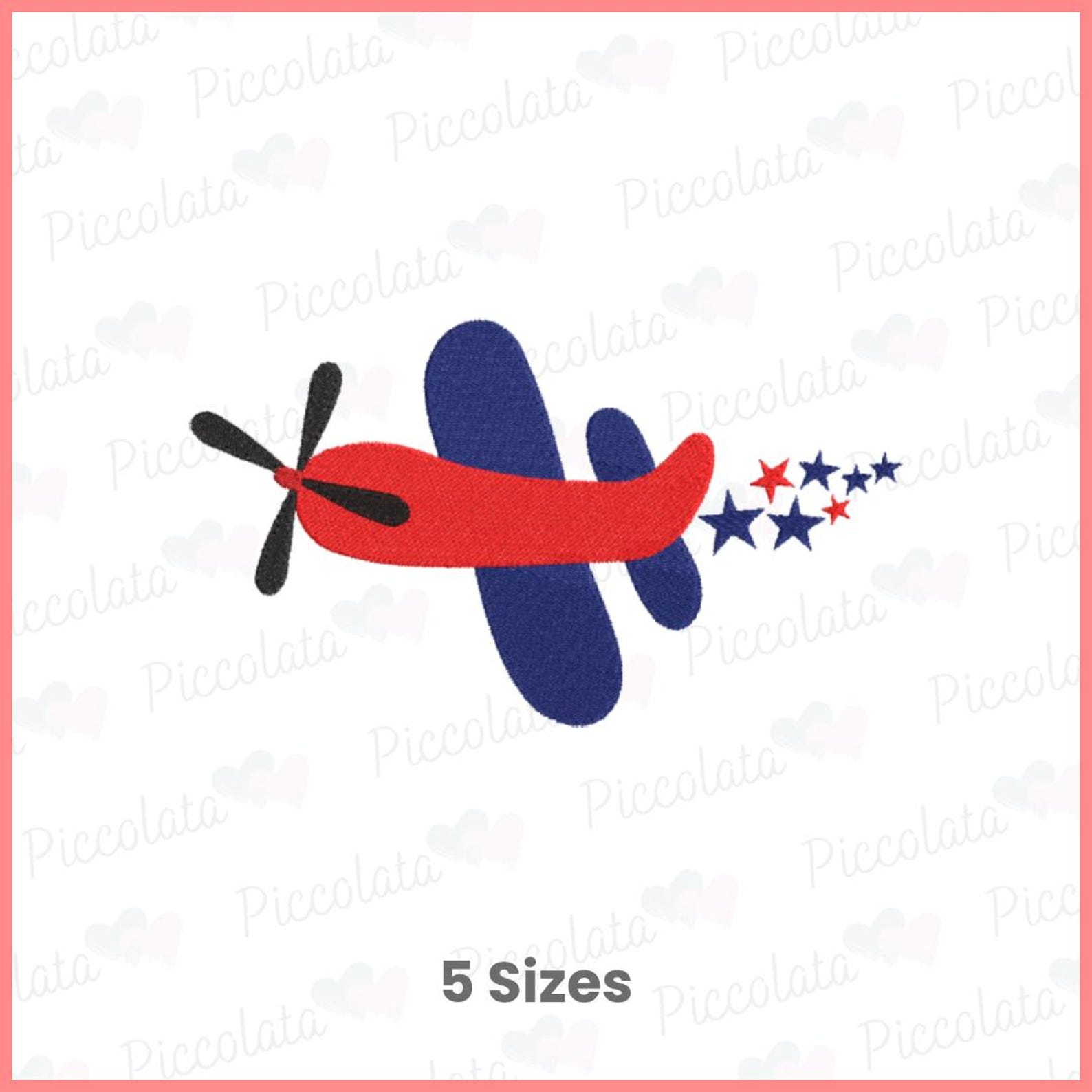 Baby Airplane Embroidery Design | Cute Plane Machine Embroidery for ...