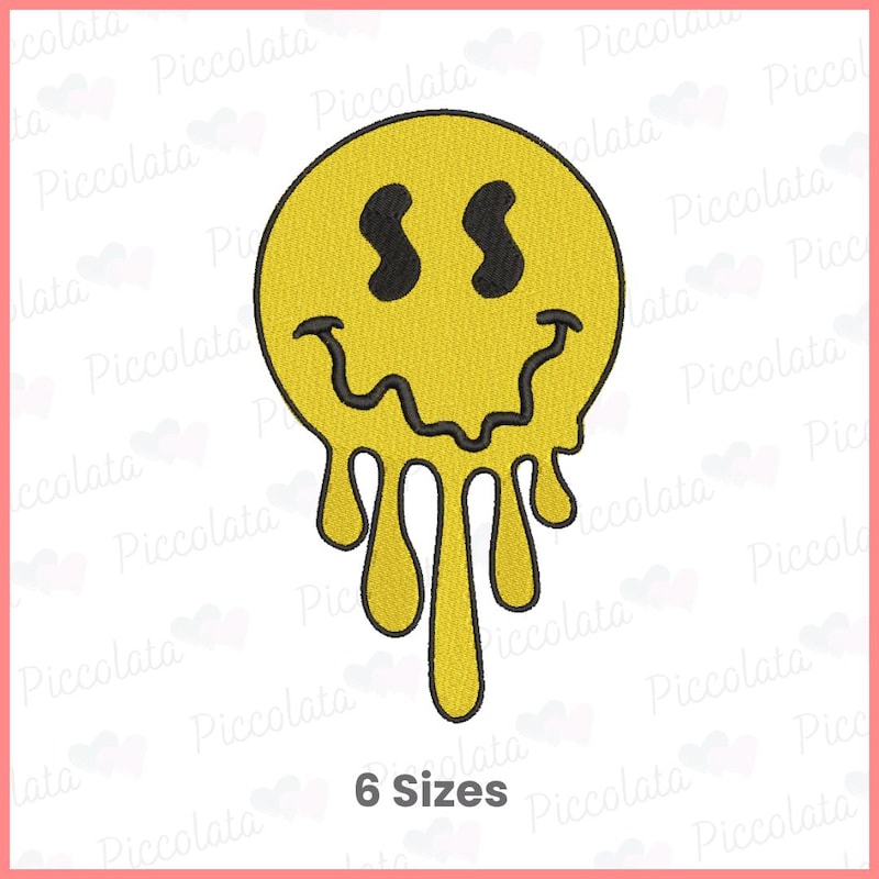 Dripping Smiley Face - Etsy