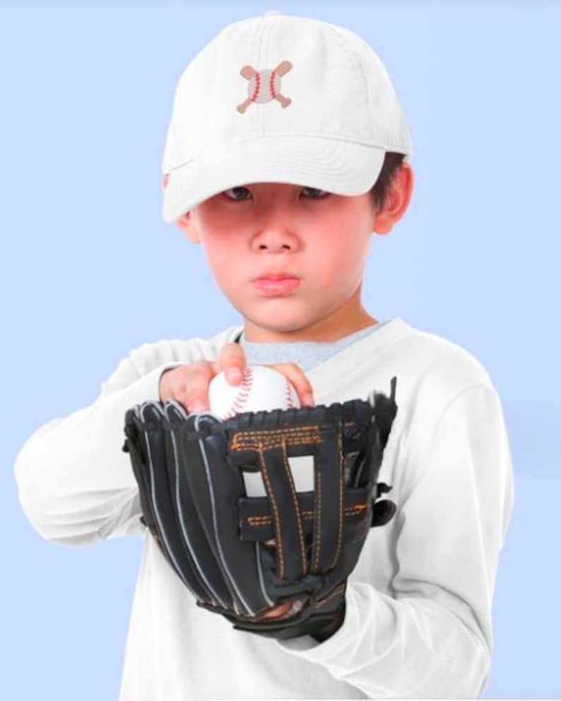 Baseball Embroidery Design With Crossed Bats | 6 Sizes | Digital ...