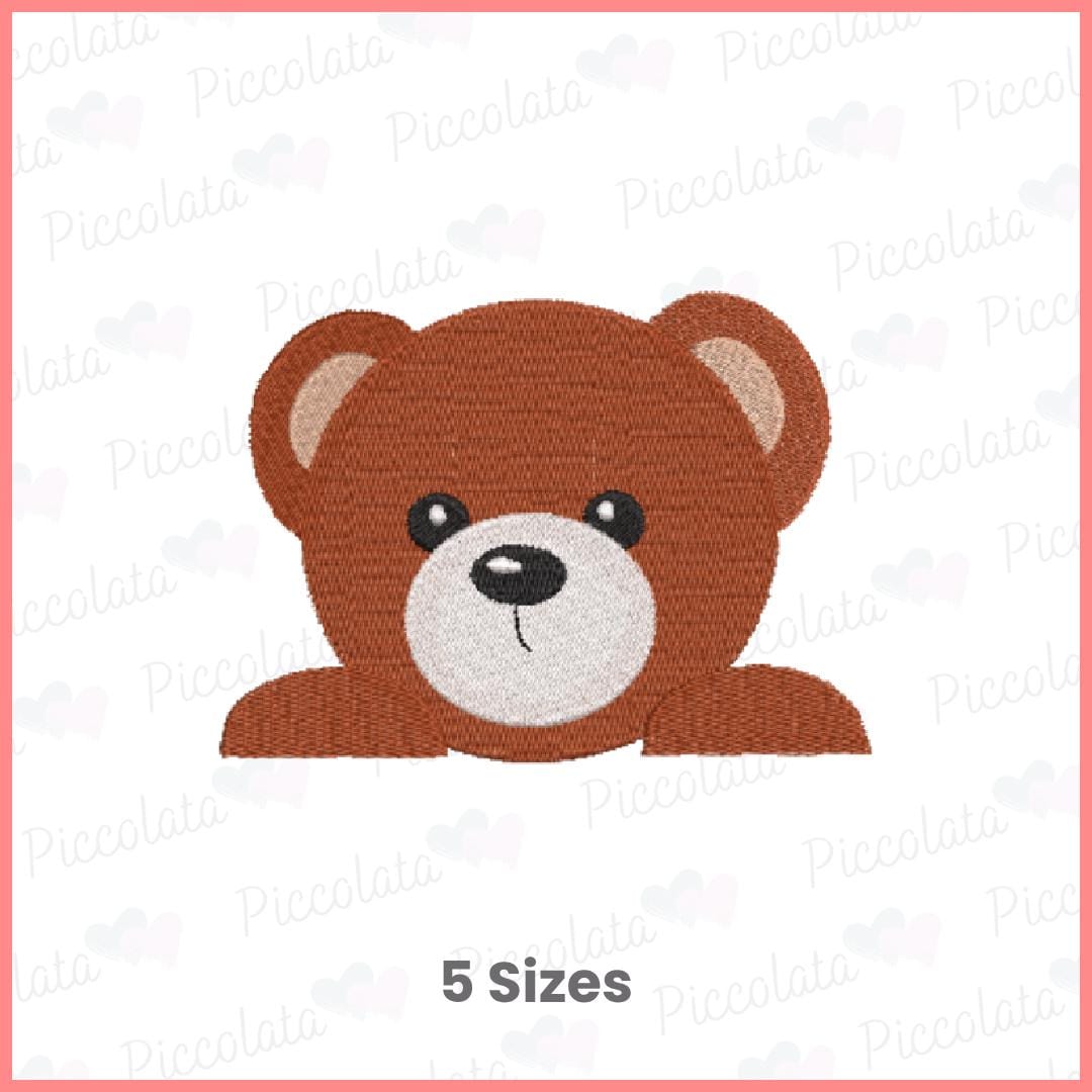 Cute Teddy Bear Embroidery Design | 5 Sizes Included | Perfect for Baby ...