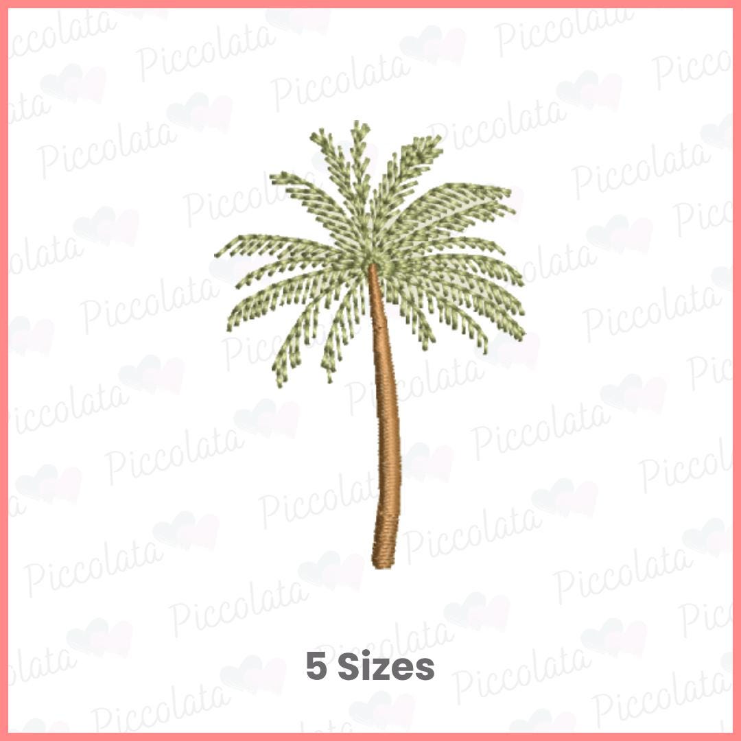 Palm Tree Embroidery Design, Beach Theme (digital File) - Etsy
