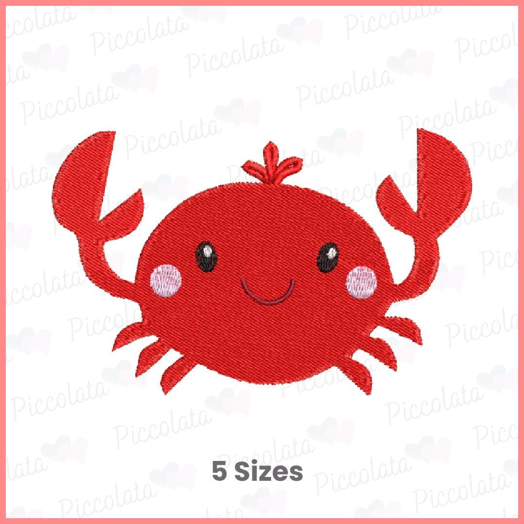 Mini Crab Embroidery Design / Crab Embroidery Design / Baby Embroidery ...