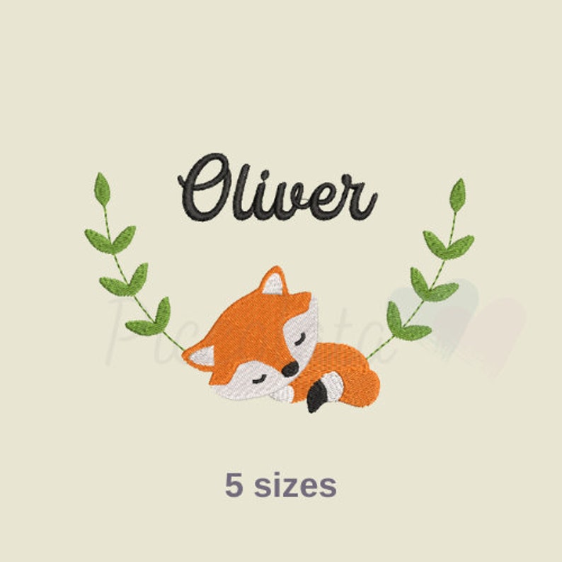 Fox Embroidery Design / Mini Fox Embroidery Design / Baby Fox ...