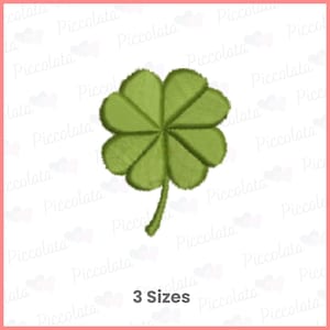 Mini Clover Embroidery Design / Four Leaf Clover Embroidery Design ...