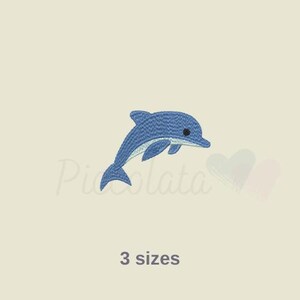 Mini Dolphin Embroidery Design / Dolphin Embroidery File / Sea Life ...