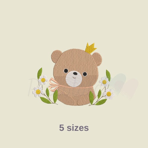 Teddy Bear Embroidery Design / Little Bear Embroidery Design Baby ...