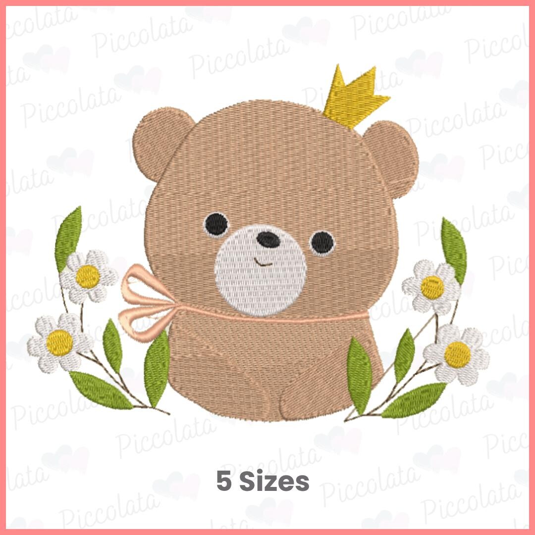Teddy Bear Embroidery Design / Little Bear Embroidery Design Baby ...