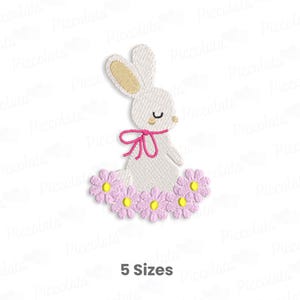 Rabbit Embroidery Design / Little Bunny Embroidery Design / Baby ...