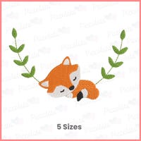Fox Embroidery - Etsy