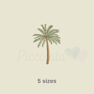 Palm Tree Embroidery Design / Palm Embroidery Design / Beach Embroidery ...